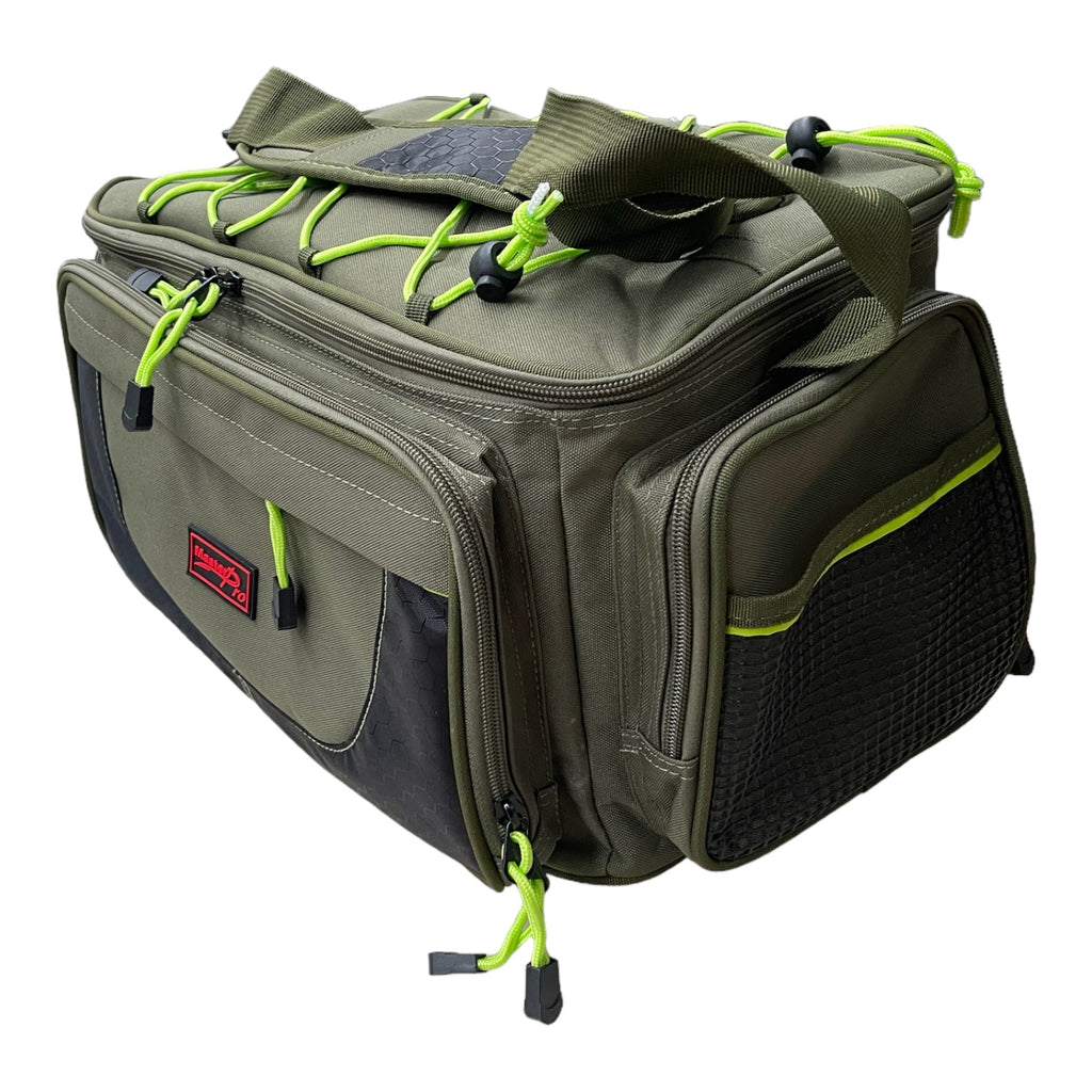 Large Quality Fishing Tackle Bag Shoulder Waist Bag with Bonus Fishing ...