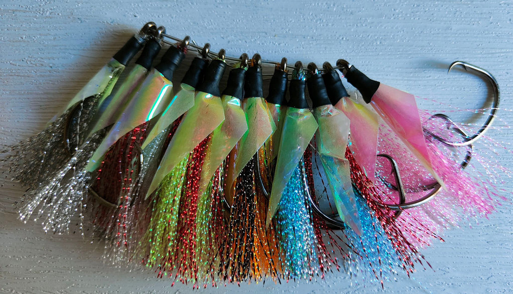 12pcs Reef DIY Sports Circle 8/0 Flasher Rigs 6 Colors | Bait Tackle Direct