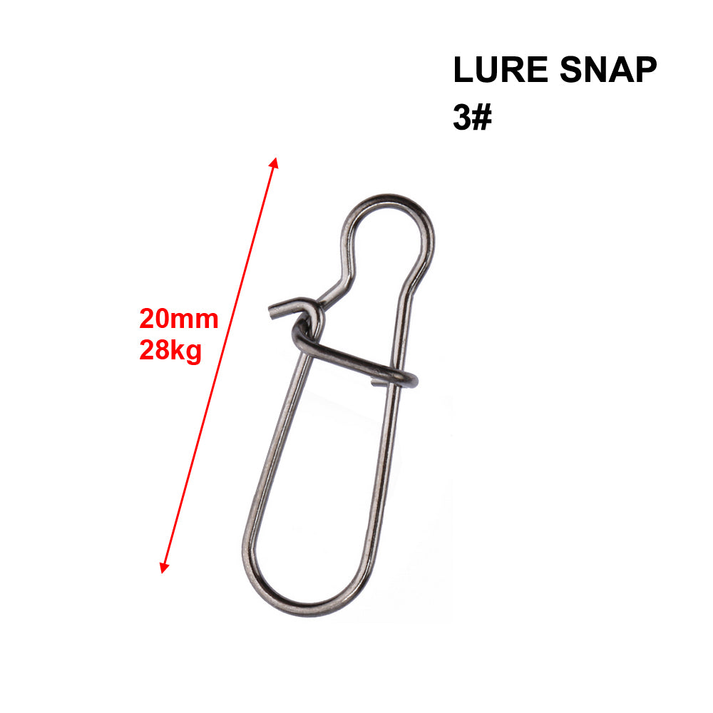Lure Snap 3# 80pcs 20mm 28kg | Bait Tackle Direct
